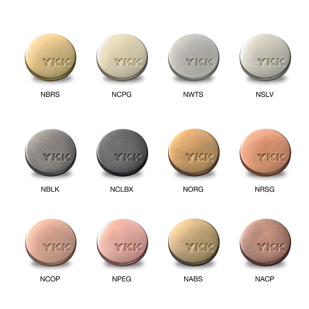 Snap & Button Finished with AcroPlating® Technology | YKK DIGITAL SHOWROOM