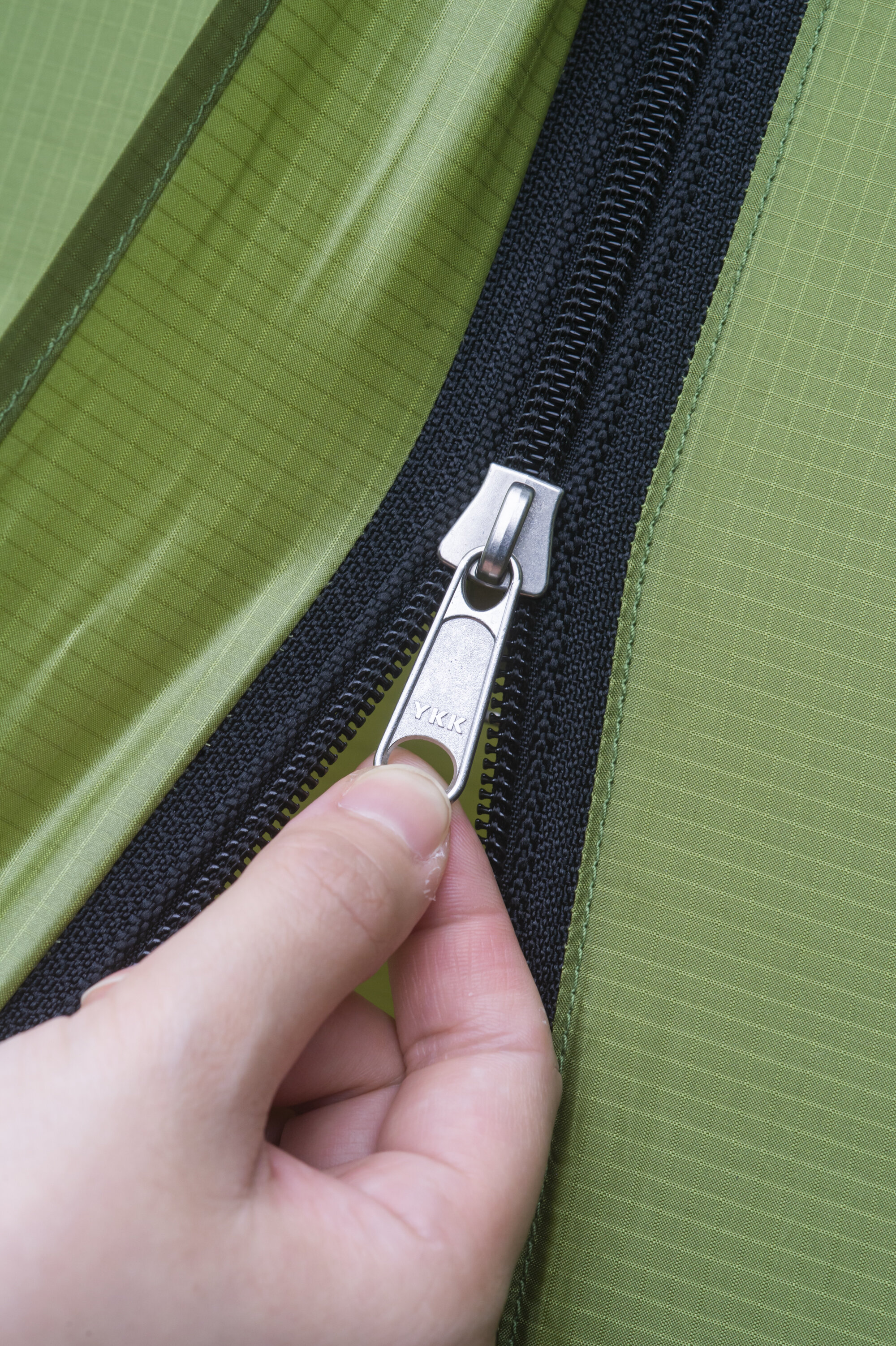 Mountain hiker and tent camping experts talk about the snag-less zipper ...
