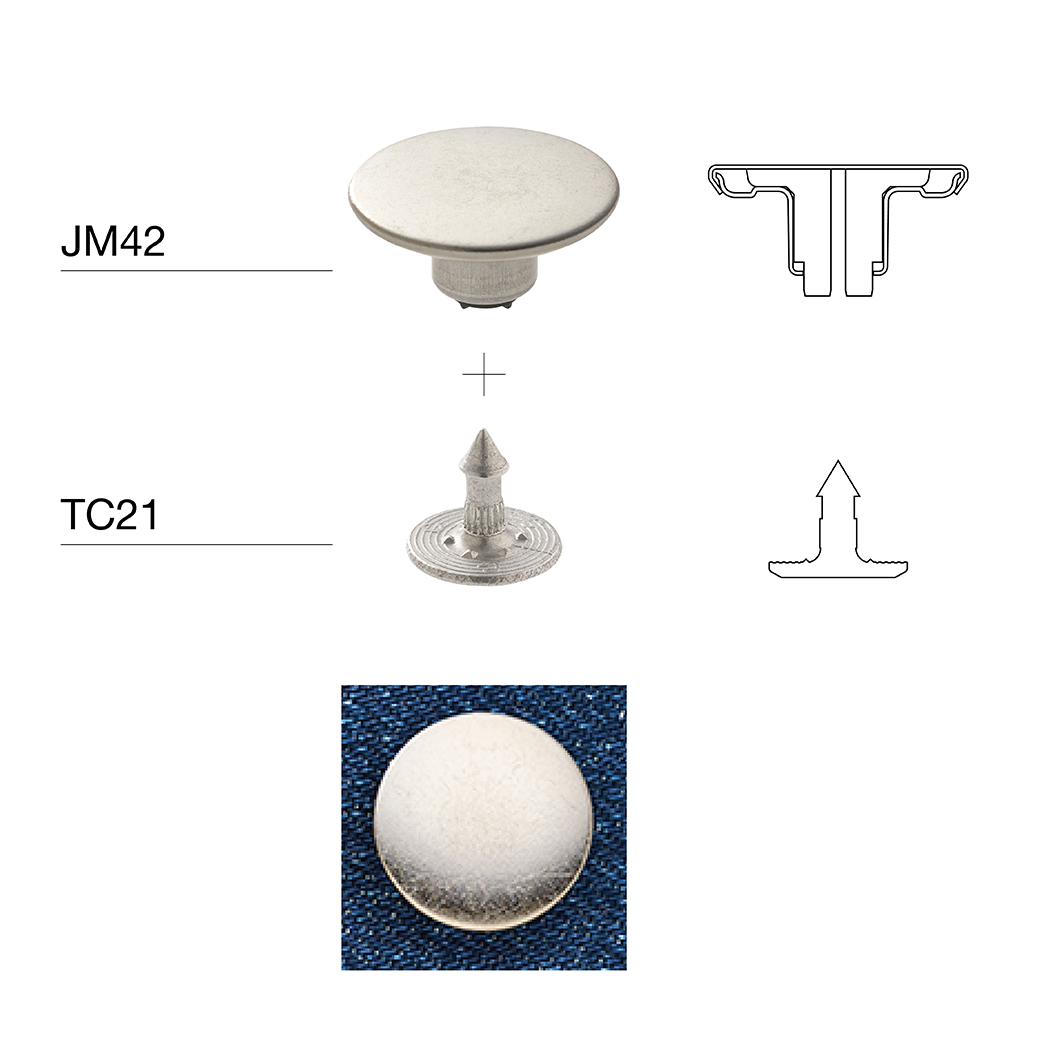 Single Tack Button | YKK DIGITAL SHOWROOM