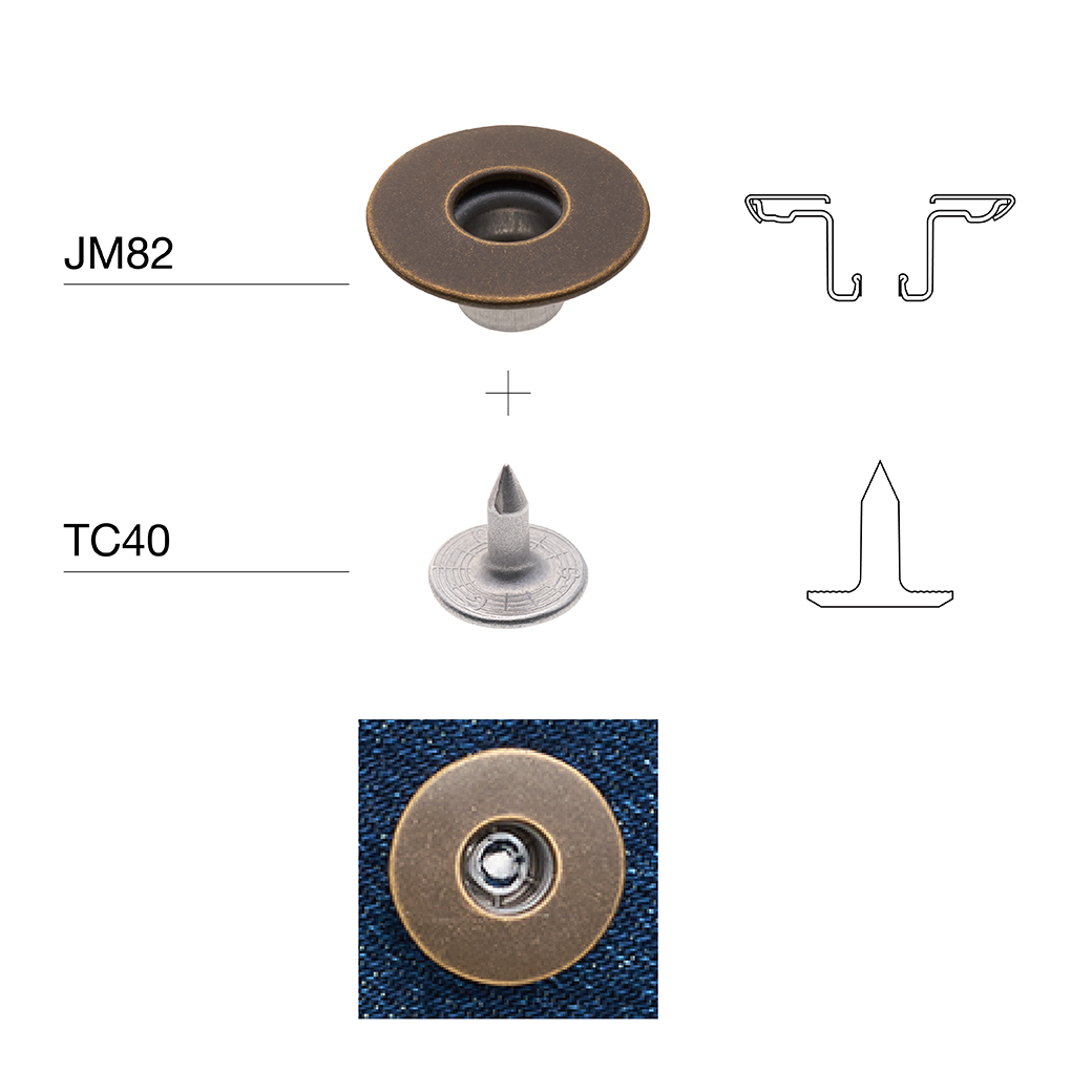 Single Tack Button | YKK DIGITAL SHOWROOM