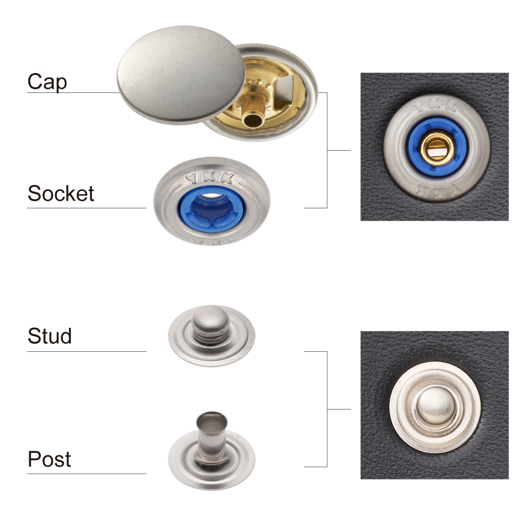 Stainless Steel Snap & Button | YKK DIGITAL SHOWROOM