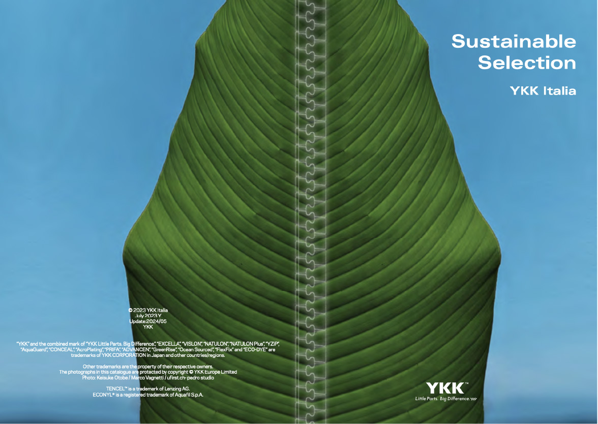 SUSTAINABLE SELECTION | INSPIRATION | TREND&CONNECT | YKK DIGITAL SHOWROOM
